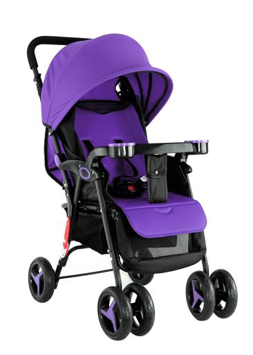 Buy Baby Plus Purple Stroller Cum Pram, 0-36 M Online in UAE - Wigme