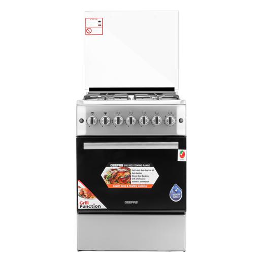 Geepas 60*60 Cm Cooking Range | 4 Gas Burners | Oven lamp | Convection ...