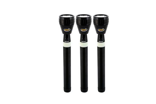 3 IN 1 Family Pack Rechargeable Led Flashlight Geepas GFL4658