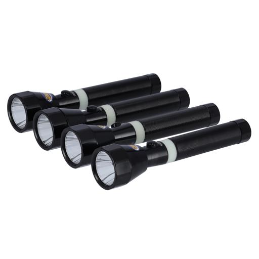 Buy Geepas Torch 4Pcs Rechargeable Led Flashlight 216.5 Mm - Hyper ...
