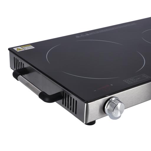 Buy Geepas Double Burner Infrared Cooker - Electric 2 Hot Plate, Built ...