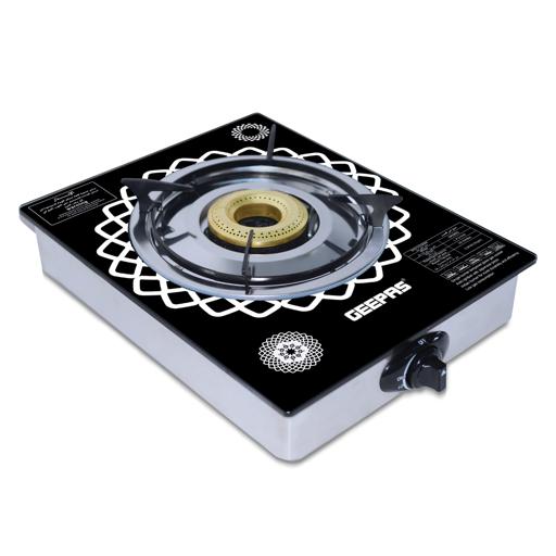 Single Glass Burner With Stainless Steel Frame