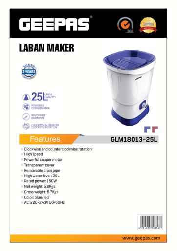Buy Geepas 160 Watts Plastic Laban Maker 25 L - Yogurt Maker Machine ...
