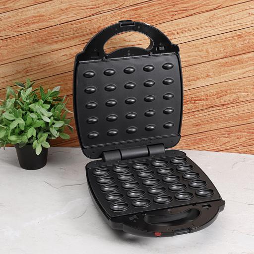 Buy Geepas 25-Piece Non-Stick Nut Maker - Portable Double-Sided Heating ...