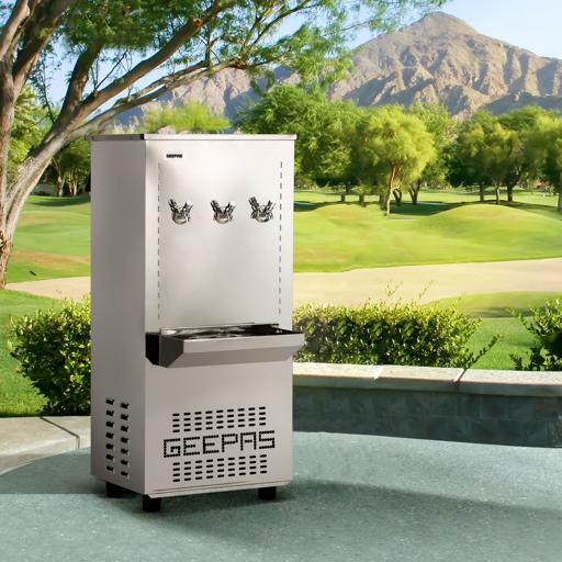 Geepas Stainless Steel Water Cooler with 3 Tap