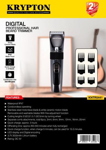 Krypton Digital Professional Hair Beard Trimmer