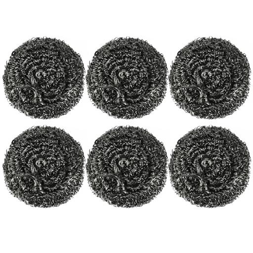 Royalford 6Pcs Stainless Steel Scourer