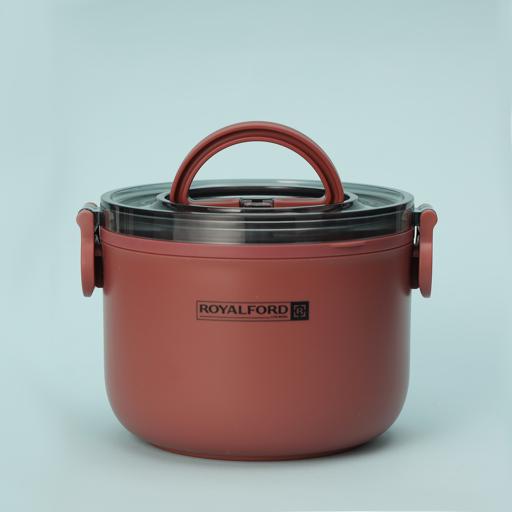 Royal Ford 1.0 Litre Single Layer Stainless Steel Round Lunch Box