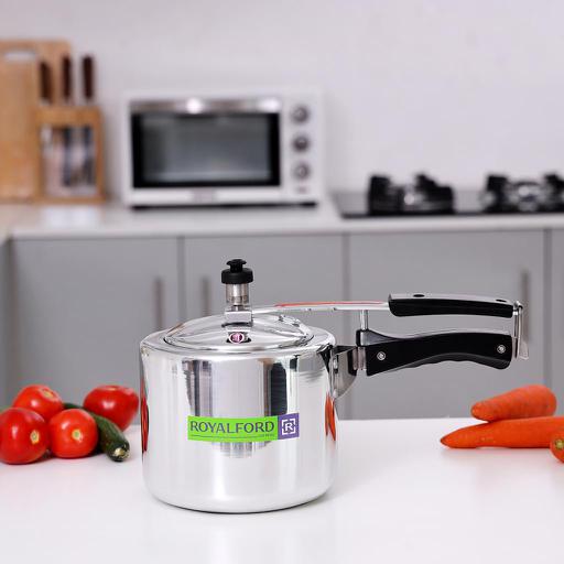 Buy Royalford Aluminium Pressure Cooker, 3L Online in UAE - Wigme