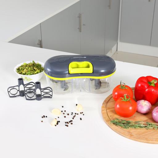 Buy Royalford Slipping Chopper - Manual Chopper 4 Blades, Powerful Easy ...