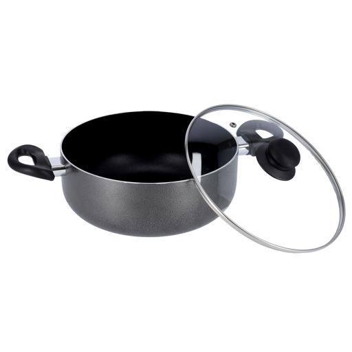 Buy Royalford 3 Pcs Cookware Set,Black,Alu Cd Bottom Online in UAE - Wigme